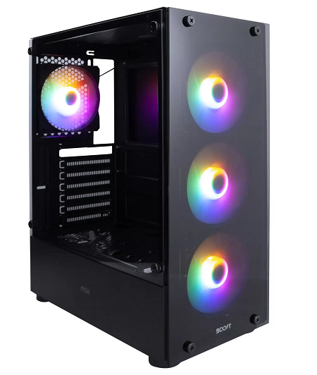 CASE GAMER INOVA GPCT4319 CON 4 RGB FAN - Intelmax El Salvador | Computadoras y Más